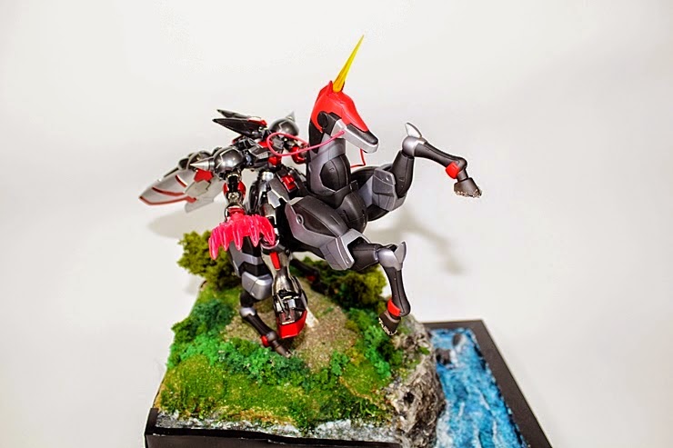 Gundam Family: HGUC 1/144 Master Gundam + Fuunsaiki Diorama Custom Build