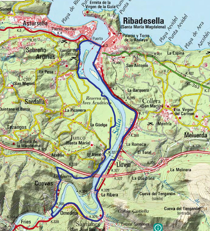 VIVIR EL AIRE LIBRE: RUTA CUEVONA DE RIBADESELLA