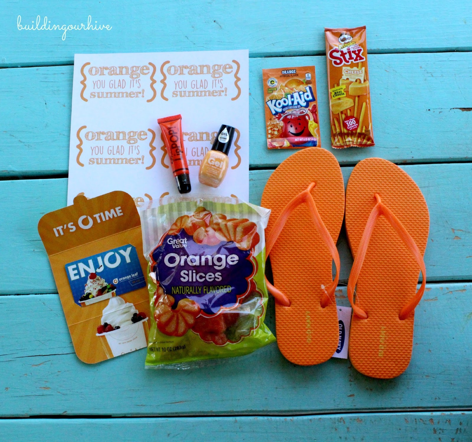 "Orange" you glad it's SUMMER! gift tags