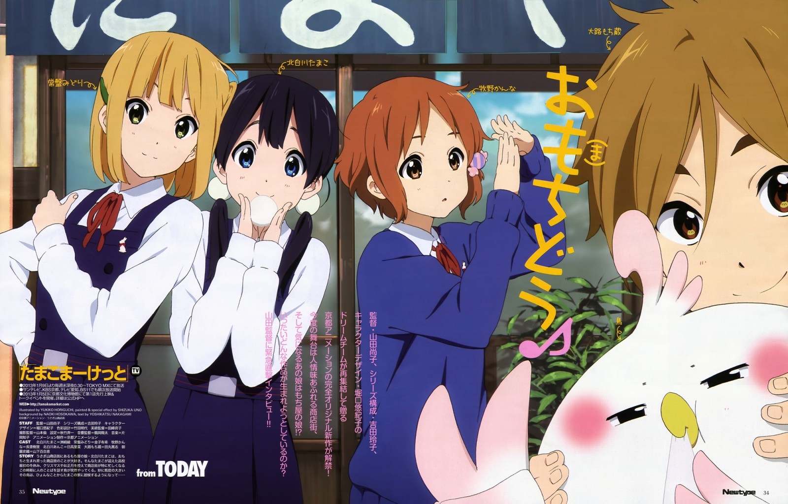 Hazelnut-Chan Corner : Tamako Market Characters Profile