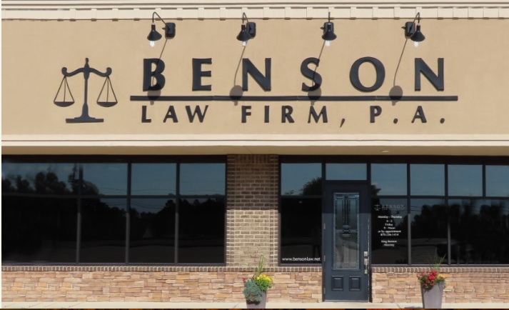 Benson Law Firm Offers Free Initial Consultation