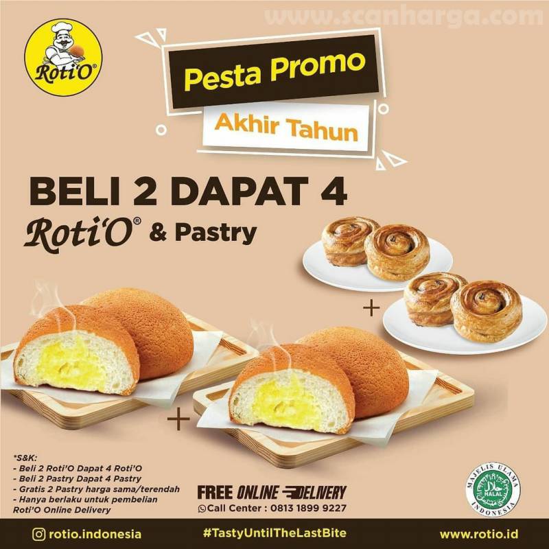 Roti O Promo 12.12 - harga spesial Roti'O hanya Rp 6.000,- | scanharga