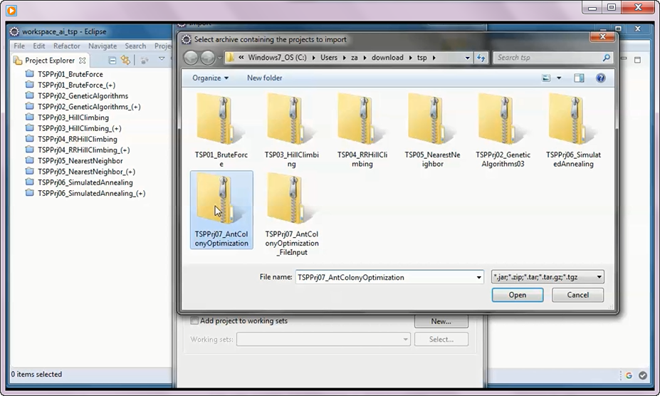 Prototype Project Ant Colony Optimization Aco Java Traveling Salesman Problem Tsp