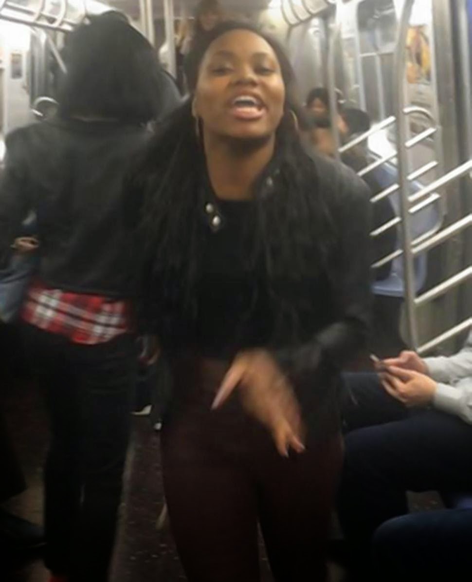 Life, Fashion And Celebs: NYC Train Brawl (8 ball Jacket)