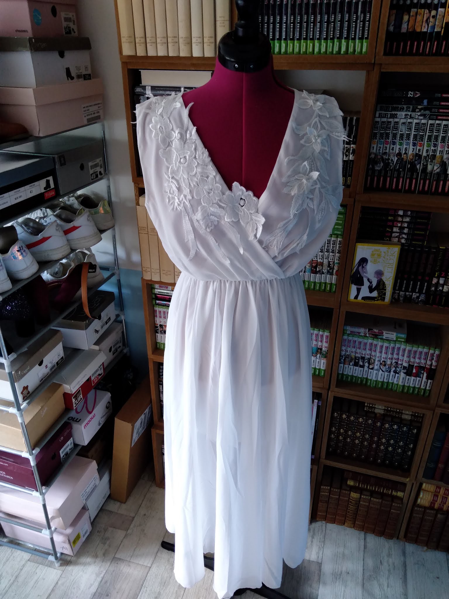 M. Beauty Makeup Blog: DIY Customisation d’une robe blanche