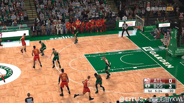 NBA 2K20 Realism Graphic Mod Boston Celtics Arena v3 by Looyh