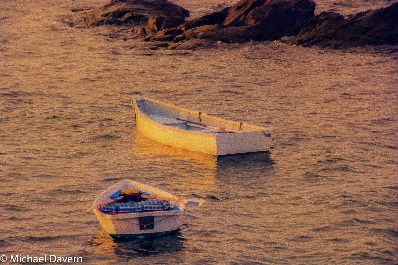 Shot of the Day: Two Row Boats at Sunset