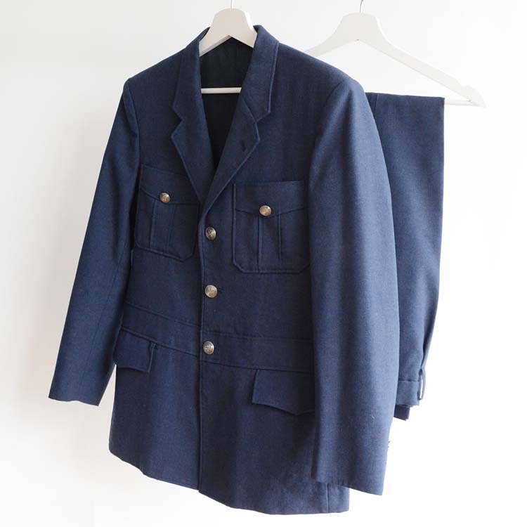 JR東日本 制服 運転士 セットアップ 上下セット ジャパンヴィンテージ 80年代 | Railroad Driver Uniform ...
