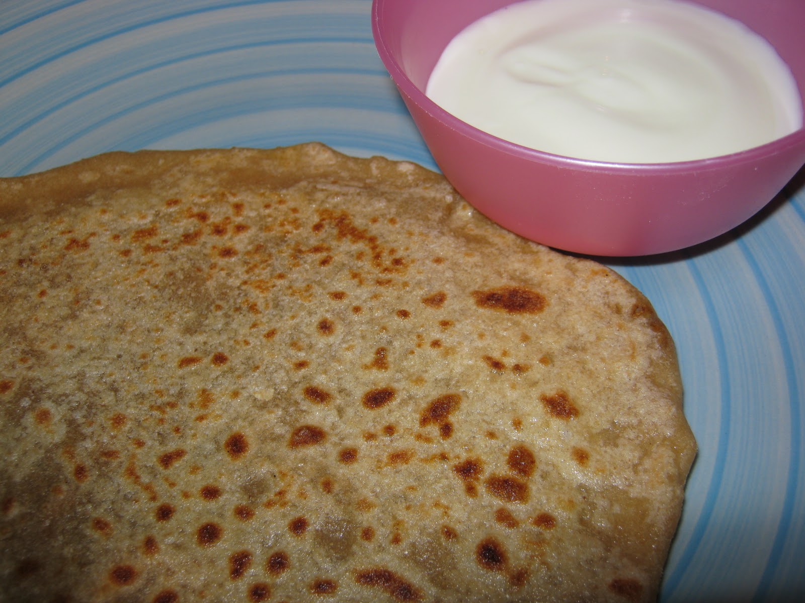 Sri's kitchen: Chicken paratha with left over chicken curry