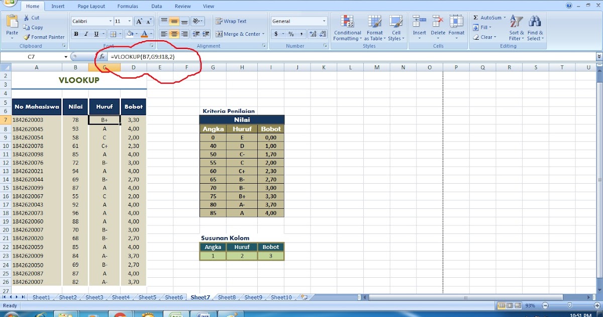 MENGENAL DAN MEMPRAKTEKKAN LOGIKA DAN FUNGSI DI MS EXCEL