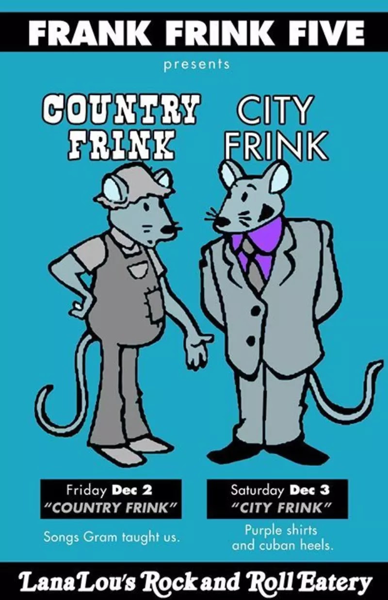 Alienated in Vancouver: The Frank Frink 5: are you ready for the country?