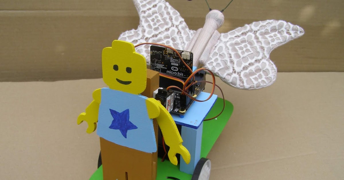 Programmeren met Scratch: Code for wooden robot with butterfly and Lego ...