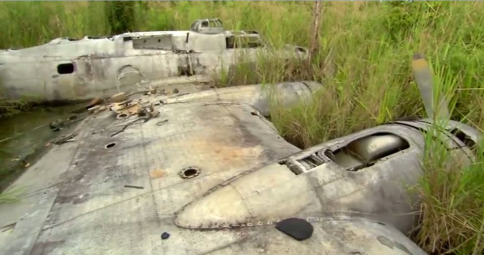 Just A Car Guy: I have just learned of the "Swamp Ghost" a B 17 that ...