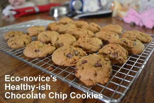 Healthy-ish Chocolate Chip Cookies ~ Eco-novice
