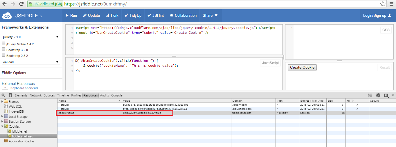Cookies in jQuery with jQuery.Cookie library Cookies in jQuery with jQuery.Cookie library
