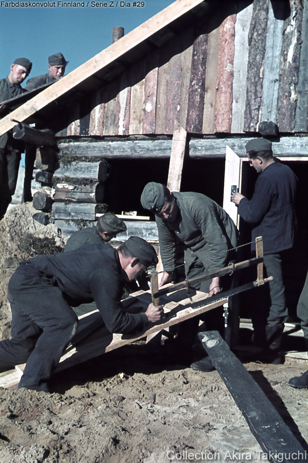 Third Reich Color Pictures: Pioniere (German Pioneer Unit) In Color