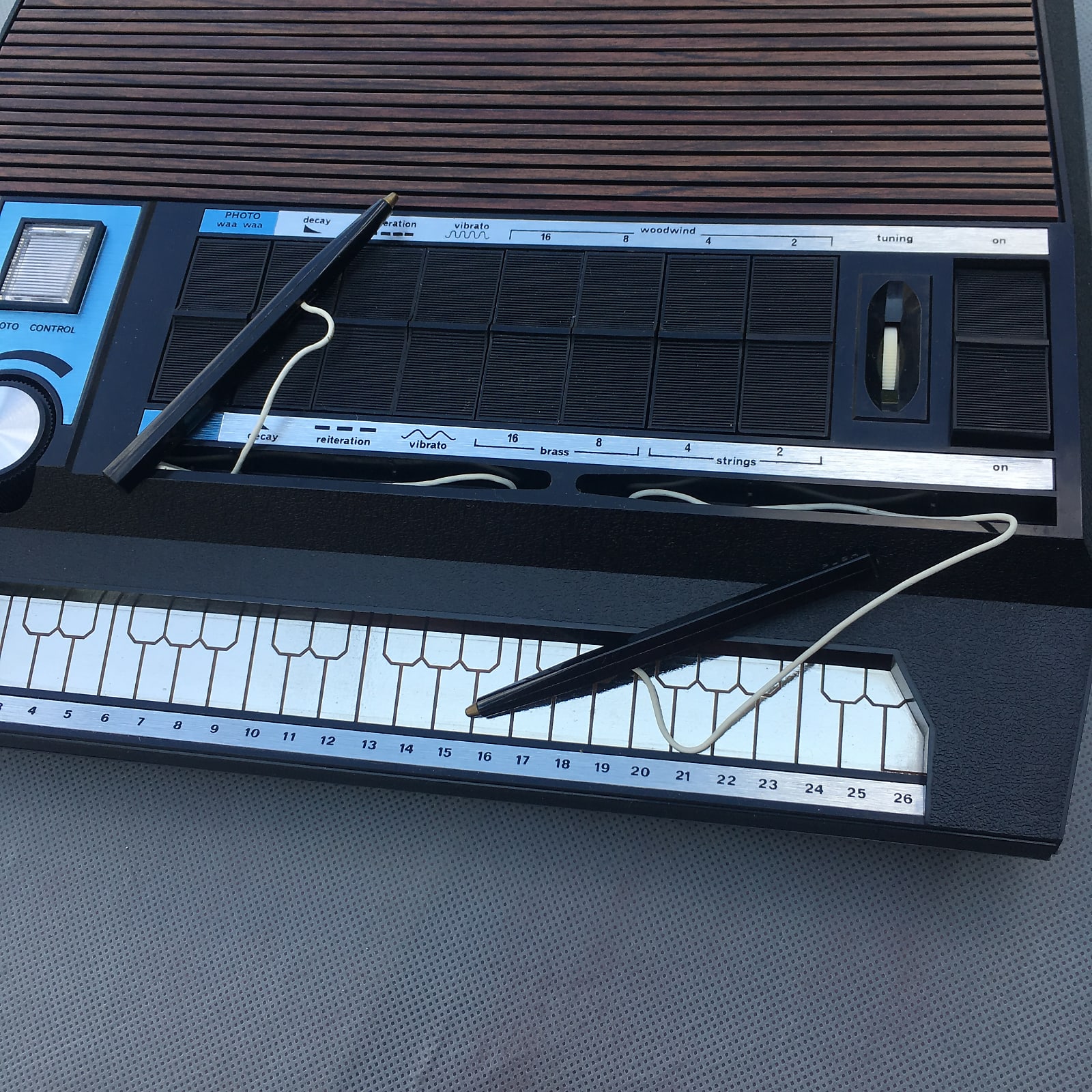 MATRIXSYNTH: 1977 Stylophone 350S Organ Analog Synth Made in England
