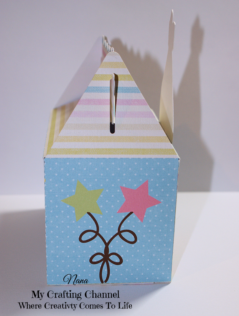 Adorable Little Girl Birthday Treat Box