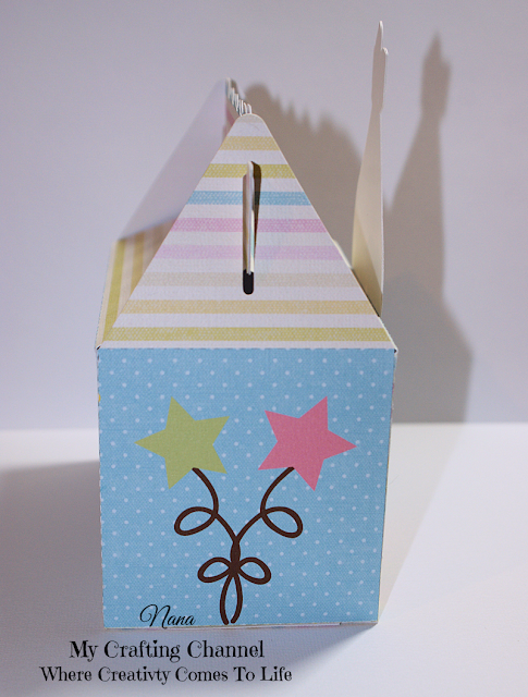 Adorable Little Girl Birthday Treat Box