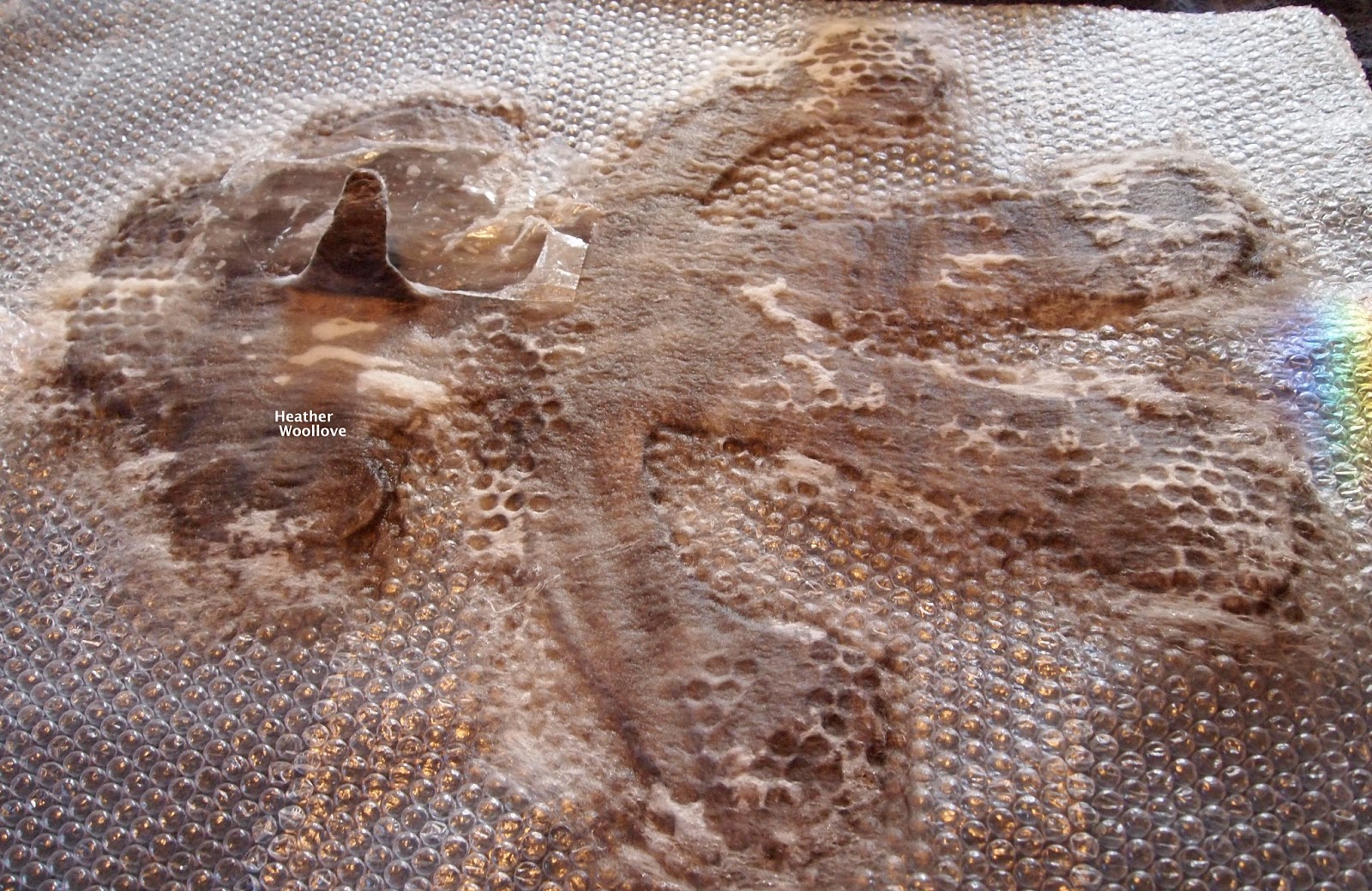 Wool love-functional fiber art: Long-Limbed Creature for Hayes- Part 1