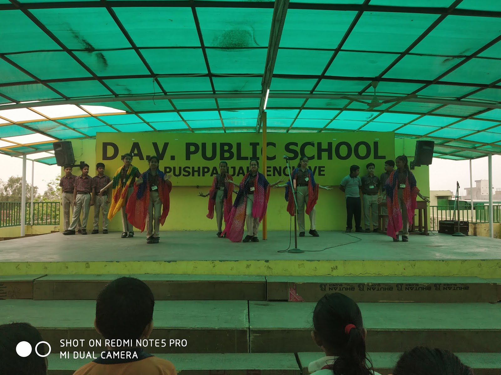 Conduction of morning assembly by class 7 A