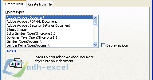 Memasukan File PDF Kedalam Sheet Microsoft Excel Dengan Fitur Object ...