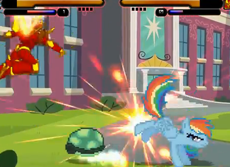 Equestria Daily - MLP Stuff!: New Rainbow Dash in M.U.G.E.N.
