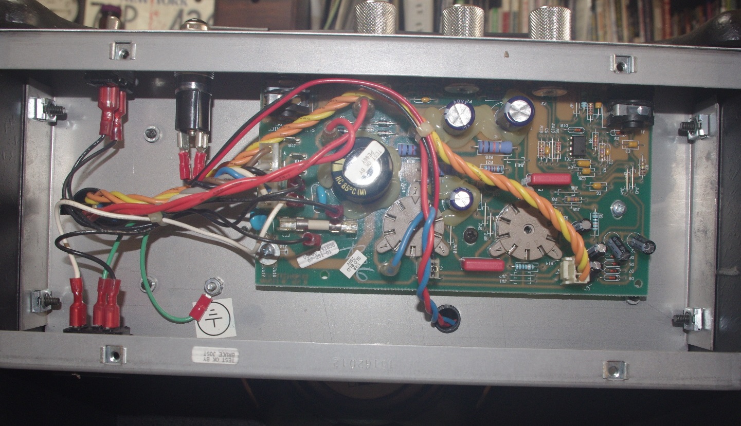 ギターアンプの修理屋さんです by GAMPS: Crate VC508 single ended guitar amp