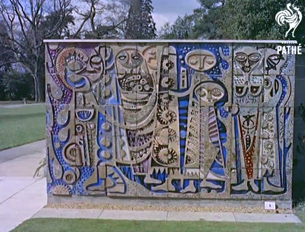 William Mitchell at work, 1960