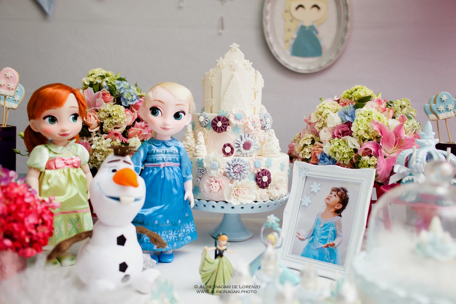 Adriana Gaspar e Marcela Castro: Festa Frozen 5!