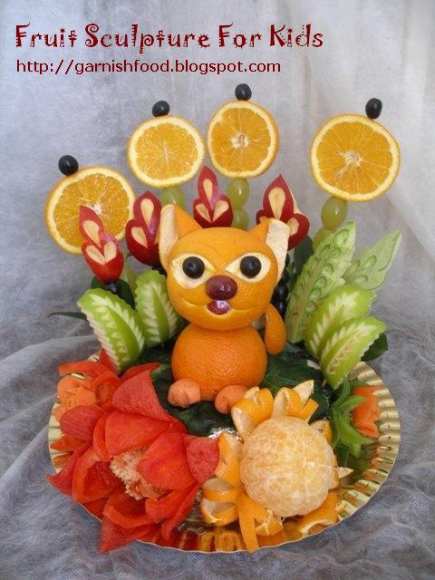 Simple Fruit Carving Orange