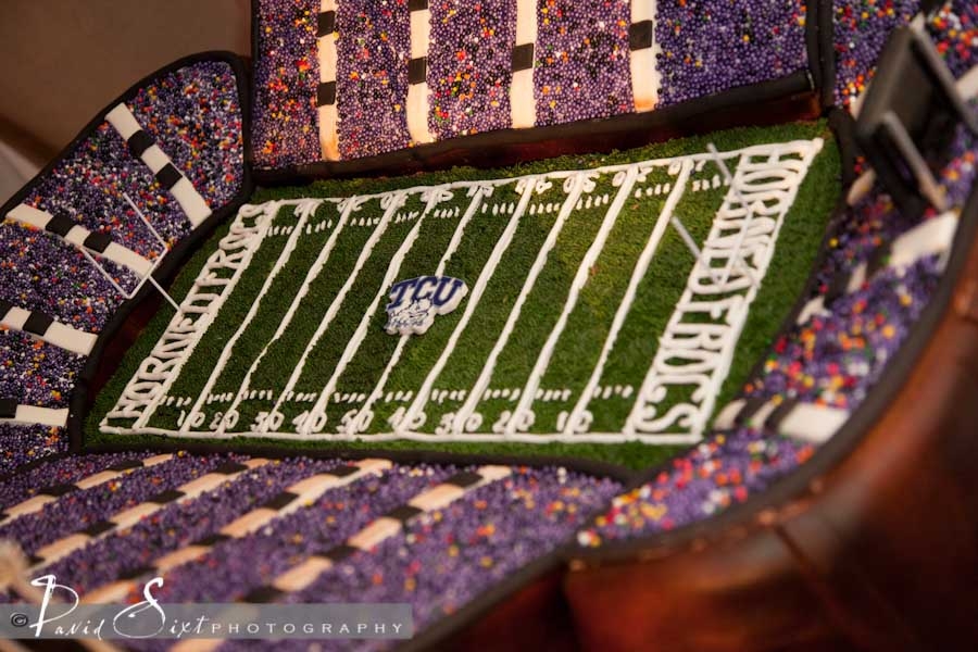 Alamo Sweets. LLC: TCU Stadium Groom's Cake - 300 Servings