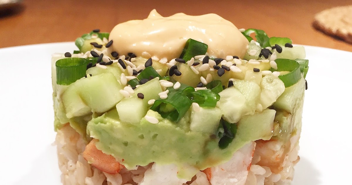 spicy california shrimp stack — emily kay