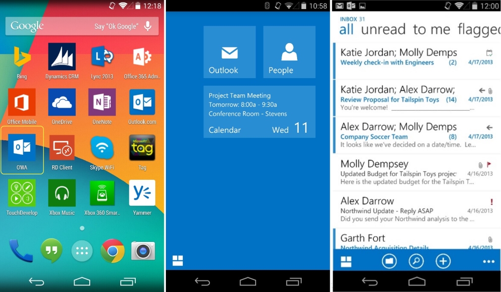 La nueva app de Hotmail-Outlook para Android ~ Tecnopin - Tu guía de ...
