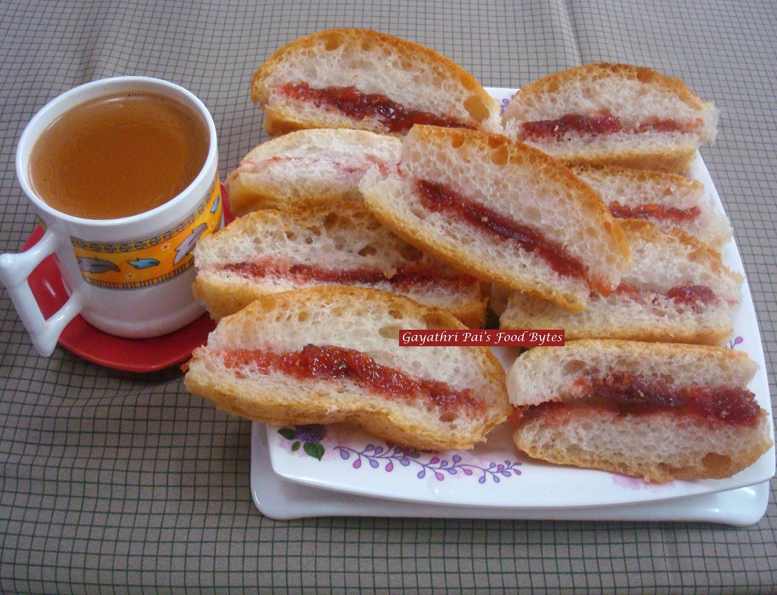 Gayathri Pai's Food Bytes: Brun / Kadak Pav with homemade fresh Fig Jam ...