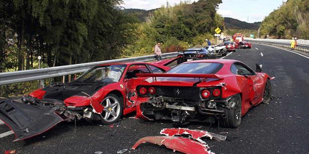 Japan ferrari crash update. ~ Auto Pamper Nigeria