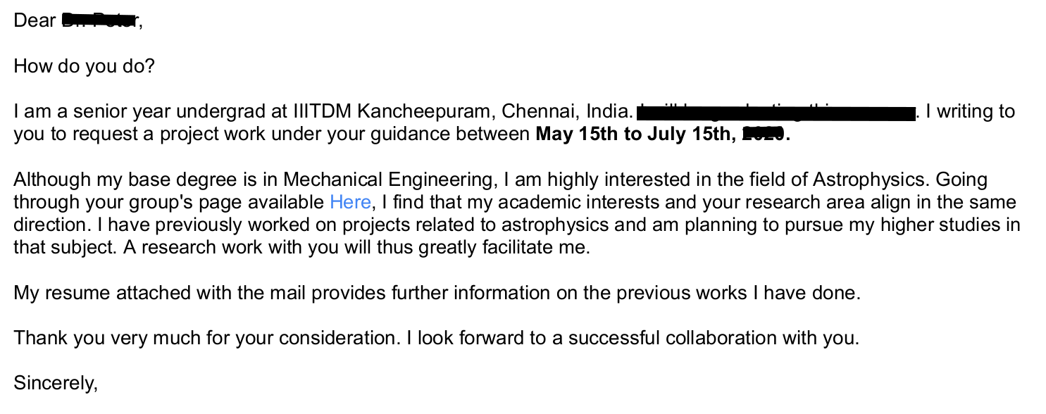 On Writing Internship Application Mails On Writing Internship Application Mails