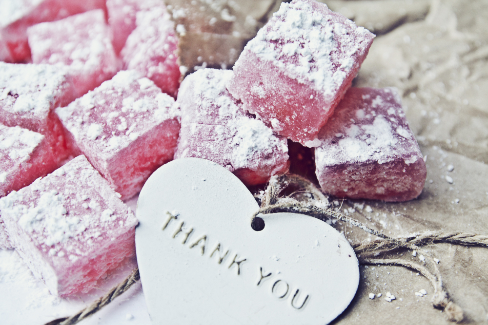 Design & Scribble: Pink Rosewater Turkish Delight