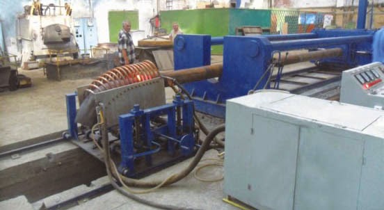 induction pipe bending machine for big diameter steel pipe with about 2 ...