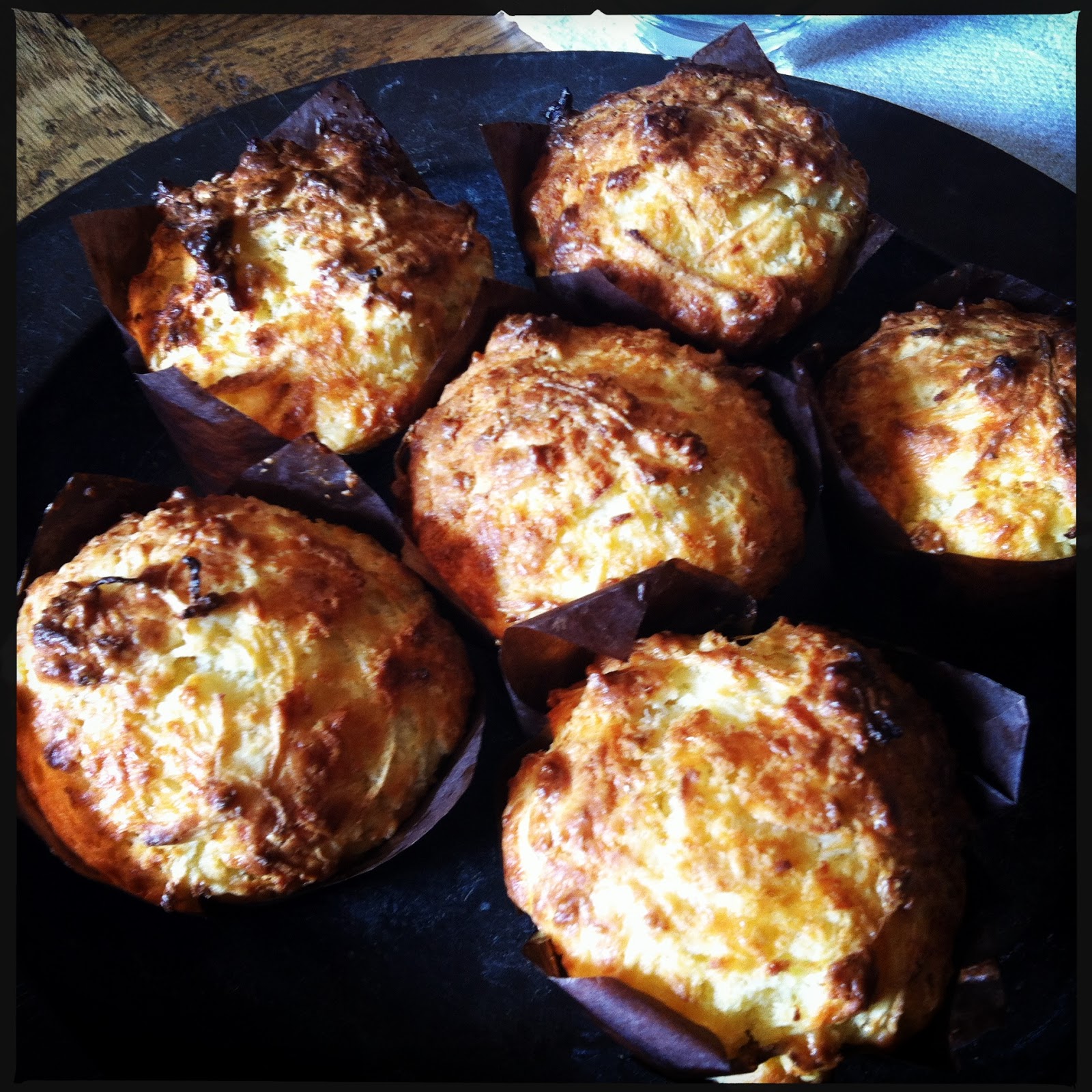 The Vicar Died Laughing: Celeriac & Cheddar Muffins
