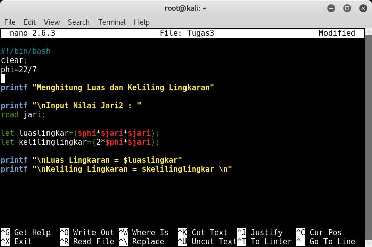 Program Sederhana Menggunakan Terminal di linux