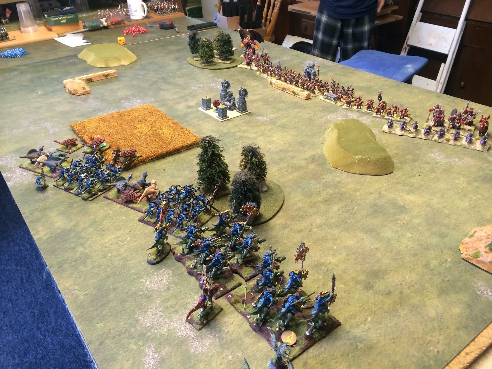 Cirencester wargames: Border Skirmish, a KOW campaign - game 2
