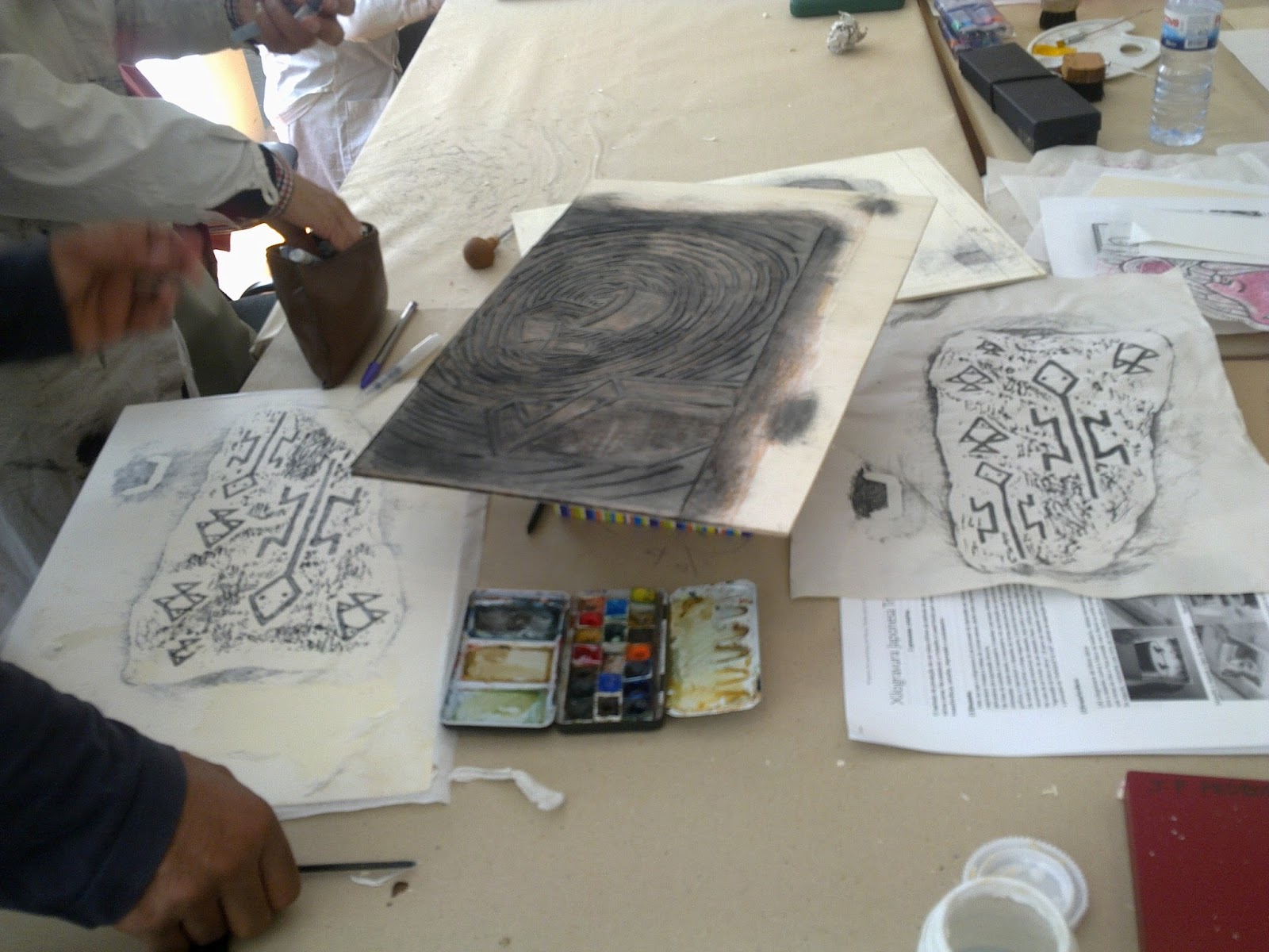 Matriz- Associação de Gravura do Porto: Ultimo dia do workshop de ...