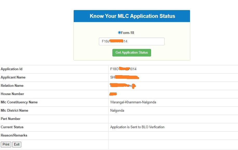 Telangana MLC Voter Registration Online Application Process 2021 | FREE ...