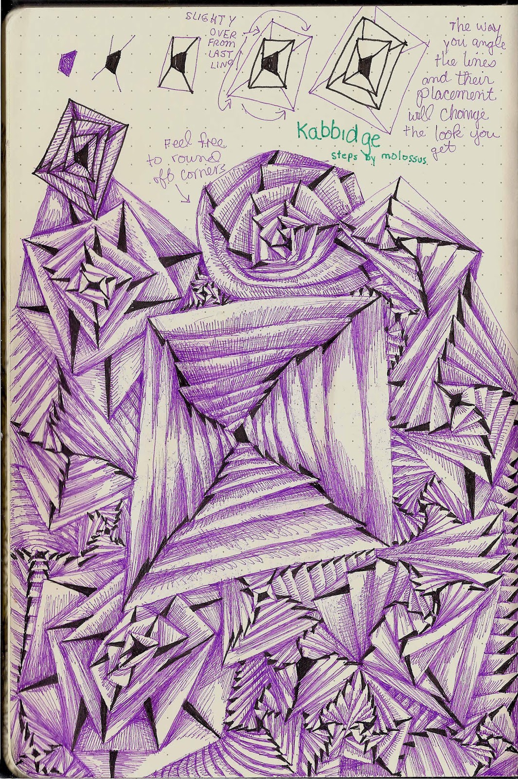 New tangle pattern Kabbidge