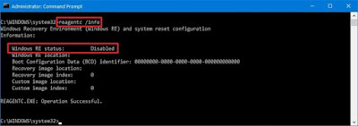 How to Enable or Disable Windows Recovery Environment on Windows 10 ...