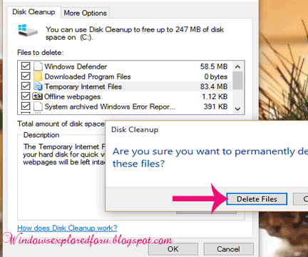 Logeshwaran.org: How to Cleanup System files in Windows 10