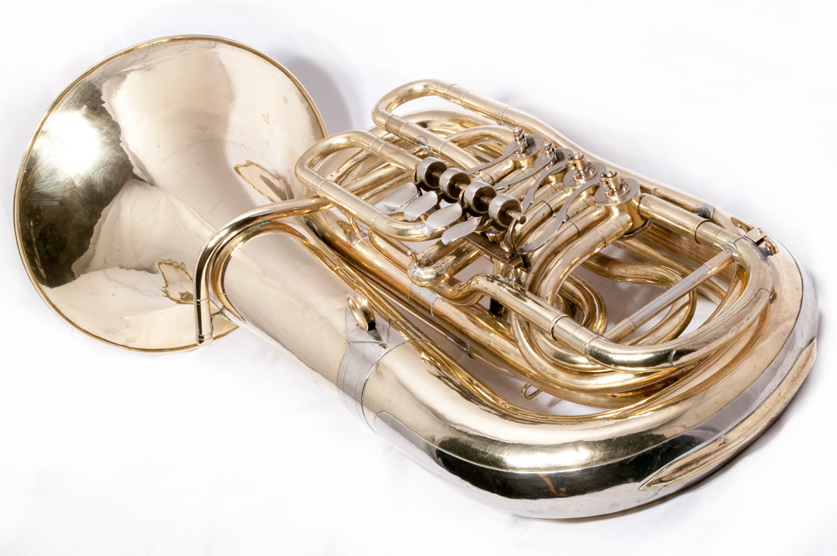 Rotary Valve Tuba in Bb by Josef Lidl - 4V - LBB 701 | Brassmaniac.com