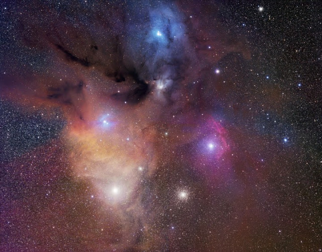 As Nuvens Luminosas IC 1795, IC 4603 e de Rho Ofiúco