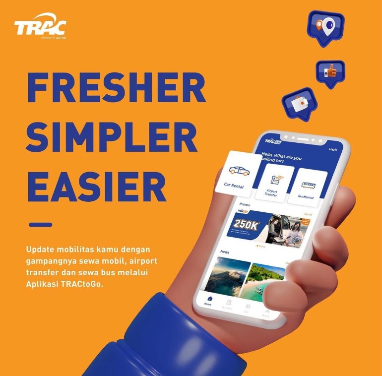 Kemudahan Rental Mobil dengan Aplikasi TRAC To Go | Leyla Hana